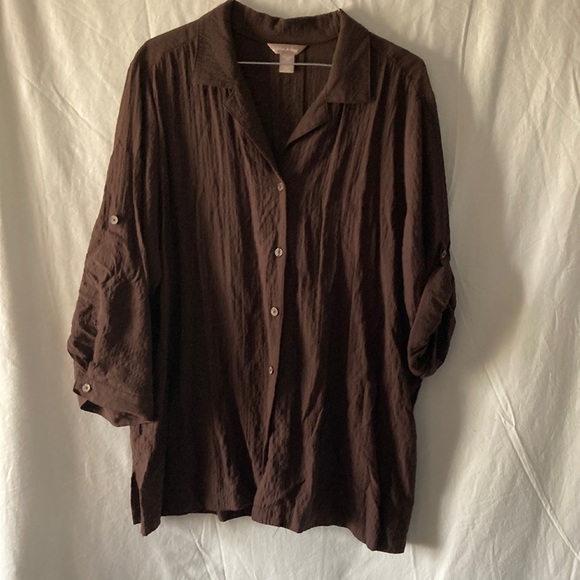 White Stag | Tops | White Stag Textured Button Down | Poshmark